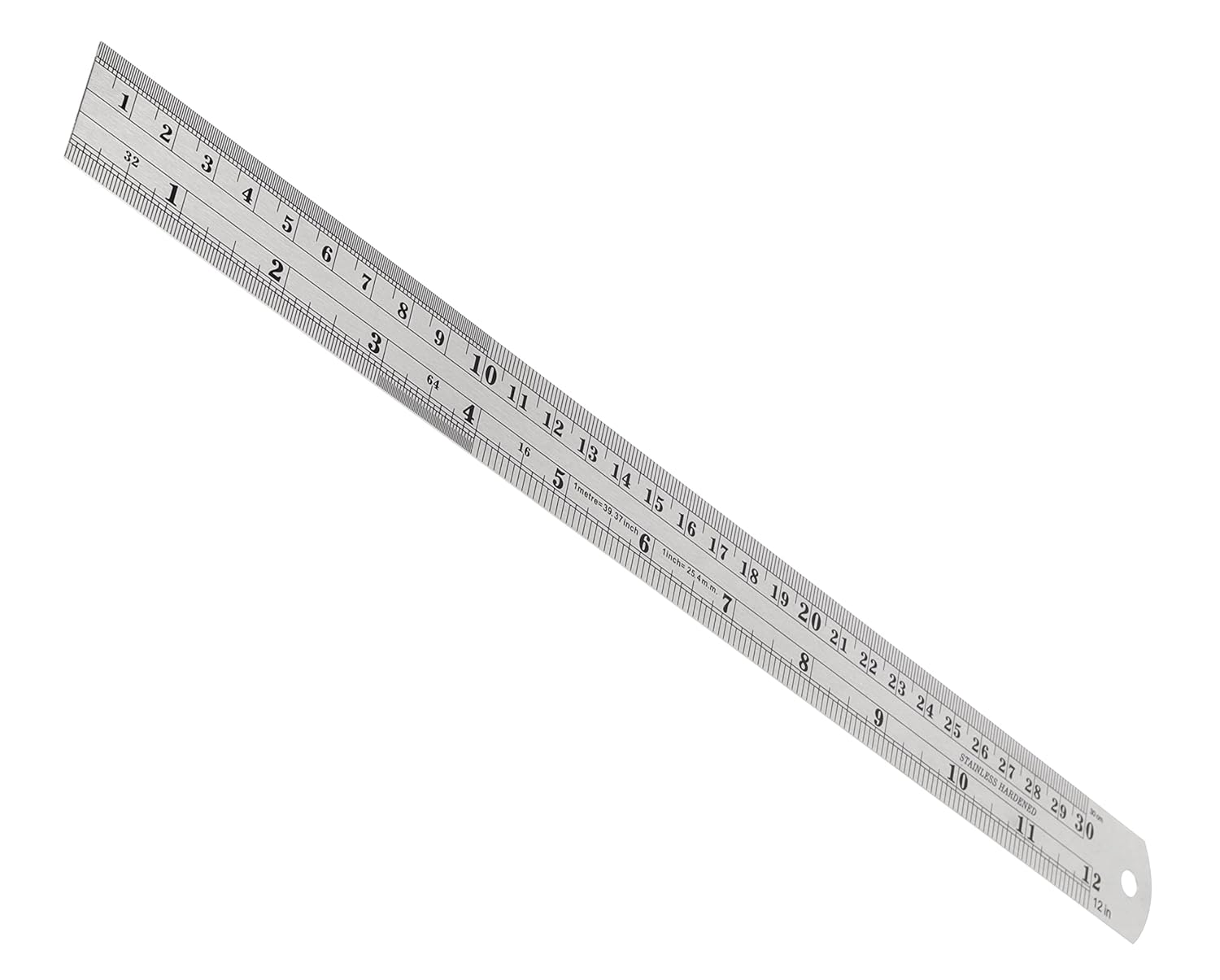 Stainless Steel Metal Ruler 30cm/12" – Silicone Hose UK