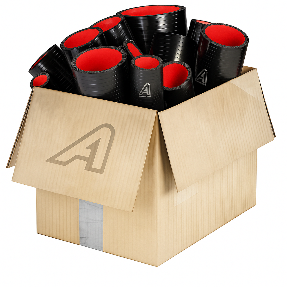 Mixed Silicone Coupler Off Cut Box - Air & Water Hoses - Silicone Hose UK