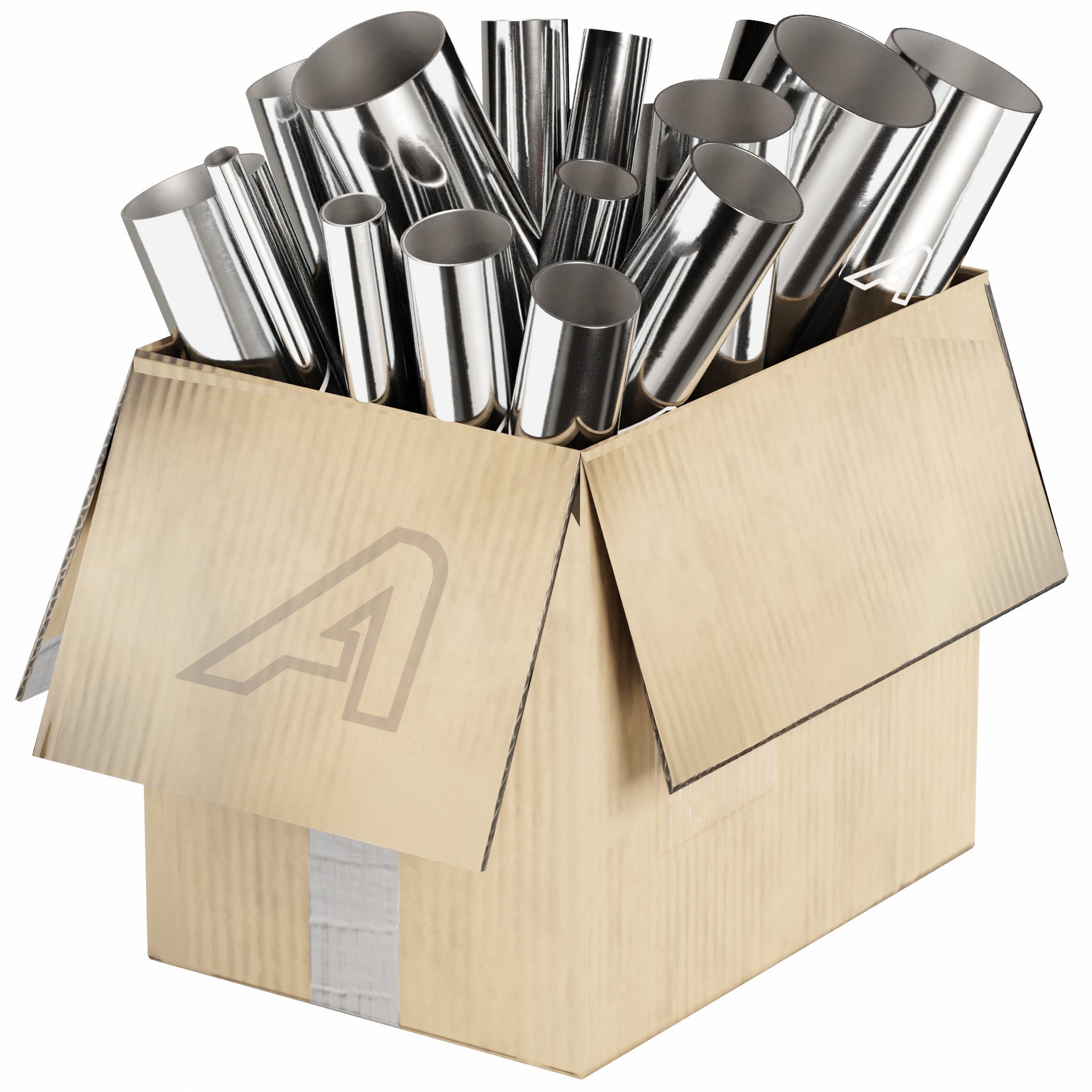 Mixed Aluminium Pipe Off Cut Coupler Box - Silicone Hose UK