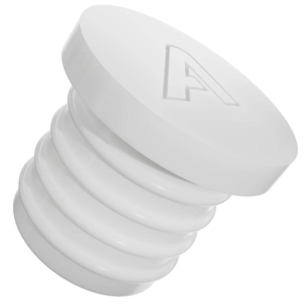 White Plastic Blanking End Cap Bung - Silicone Hose UK