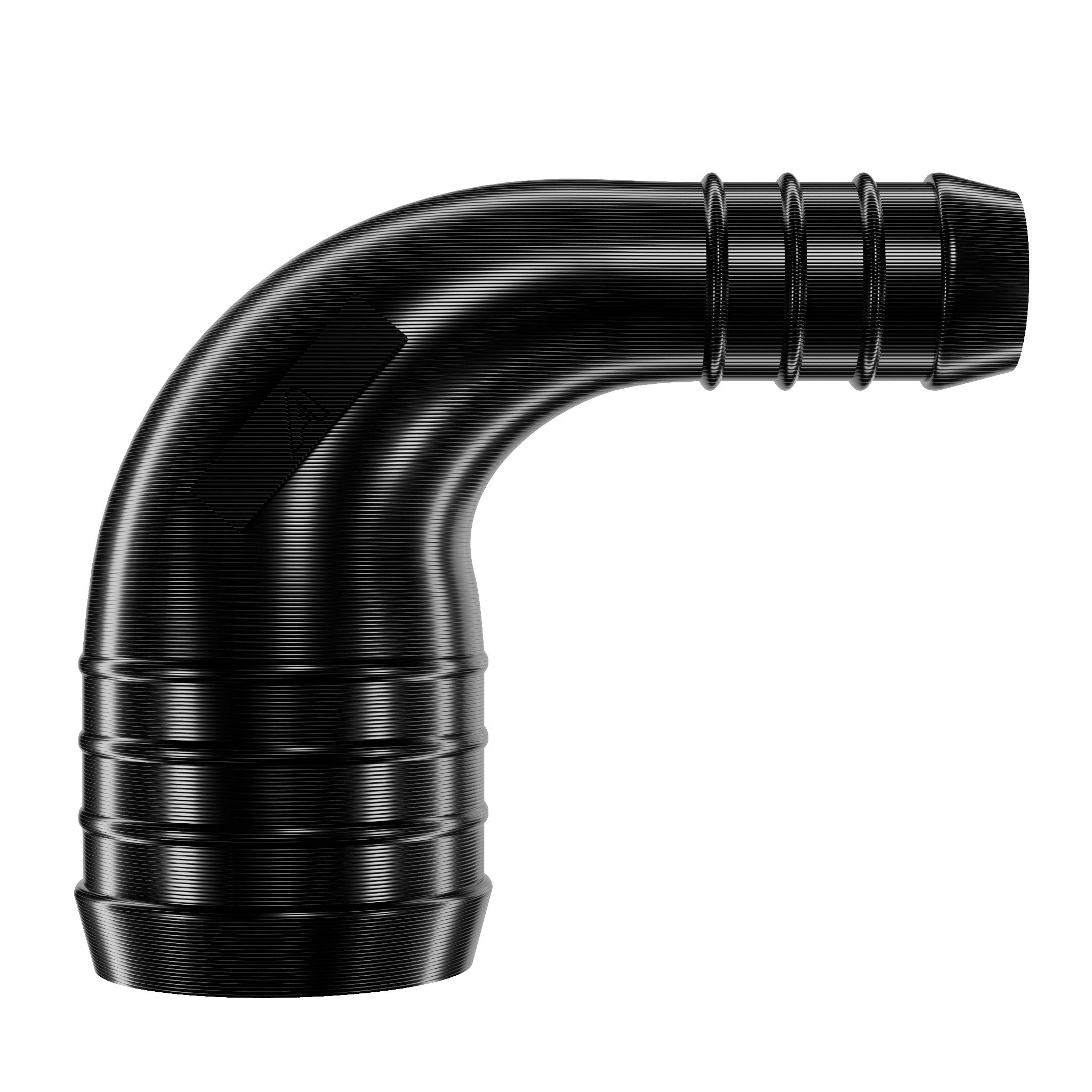 Black Plastic 90 Degree Reducer Barbed Joiner – Silicone Hose UK