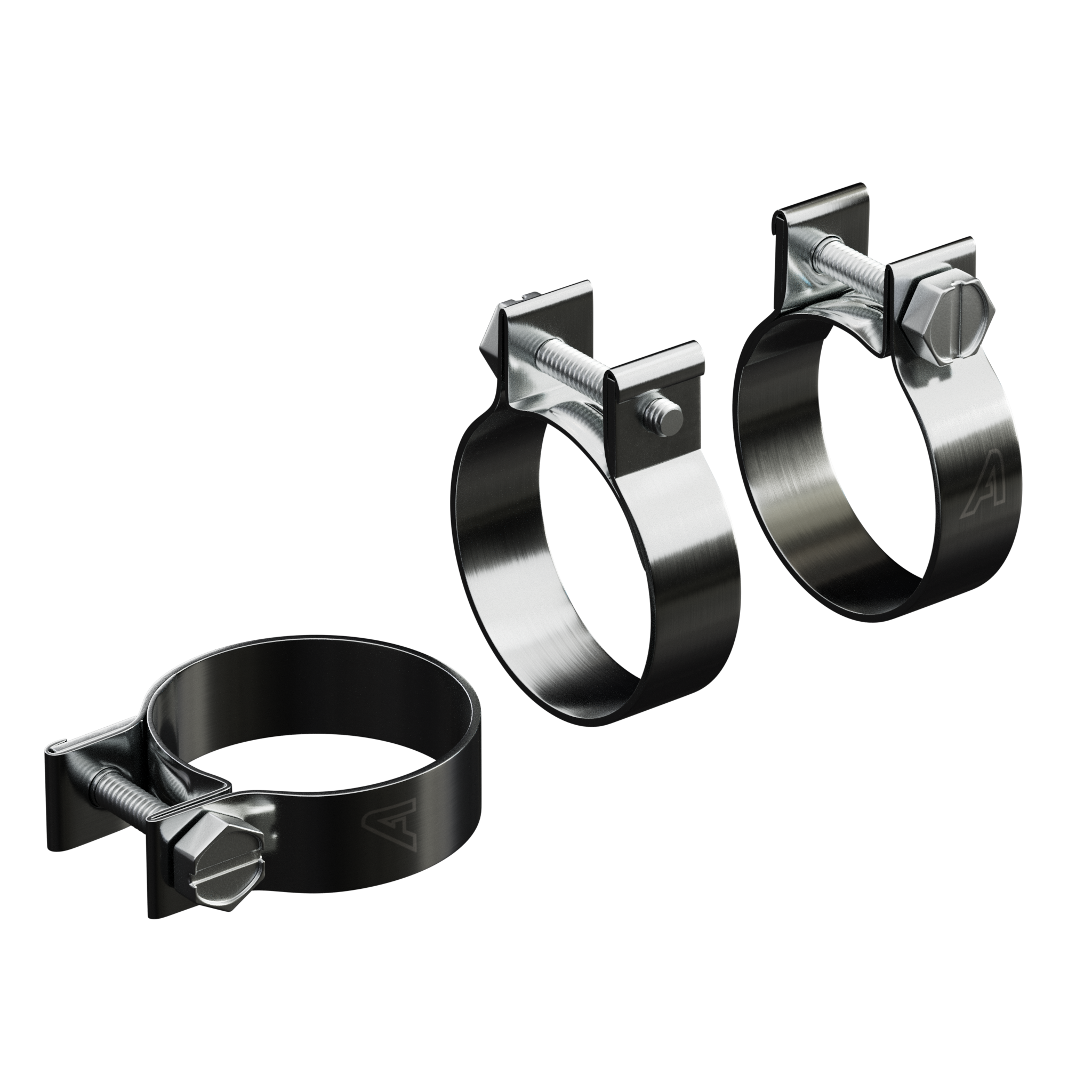 Mini Fuel Hose Clip 100 Pack - Petrol Pipe Clamps - Silicone Hose UK