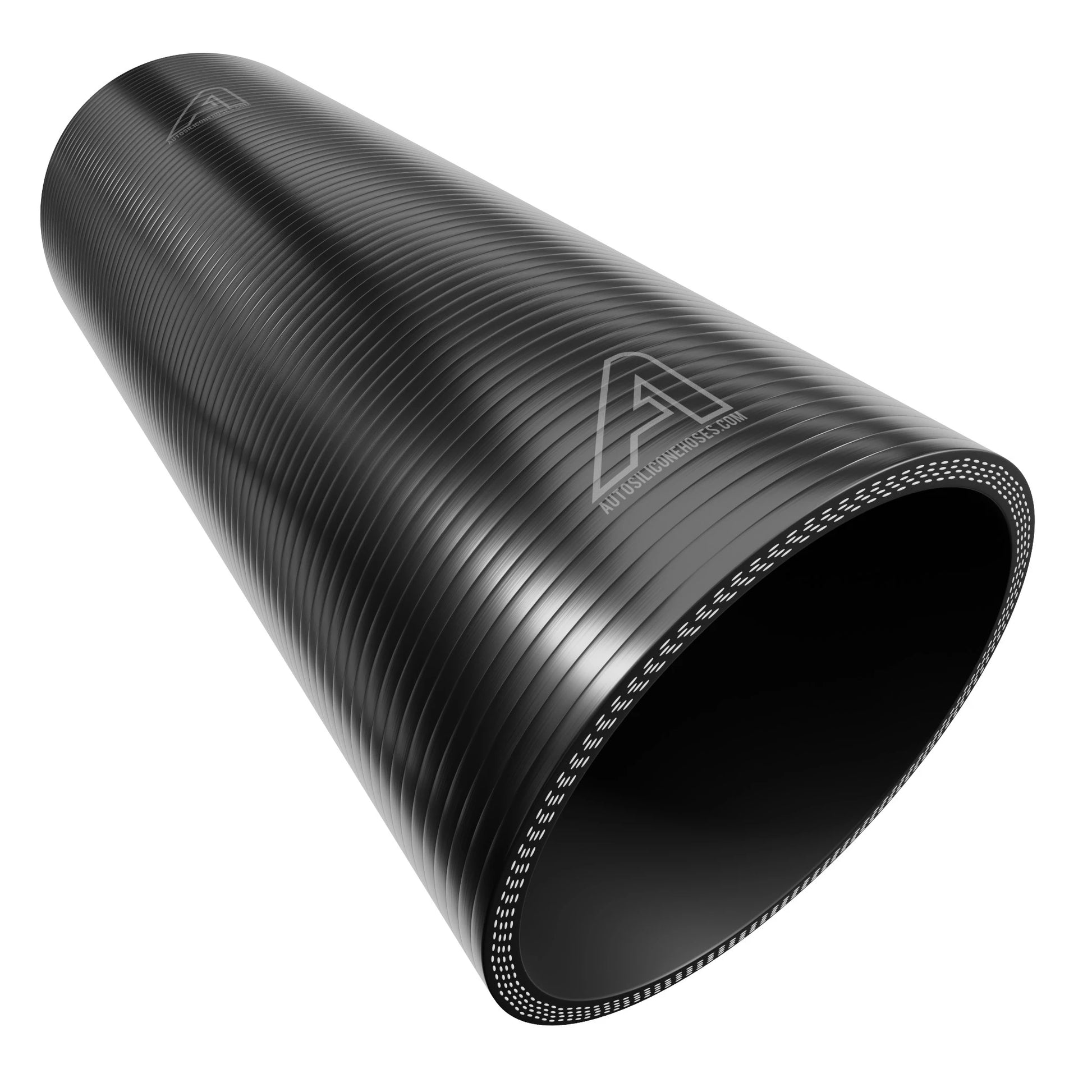 Straight Silicone Black Couplers 250/500/750mm Lengths – Silicone Hose UK