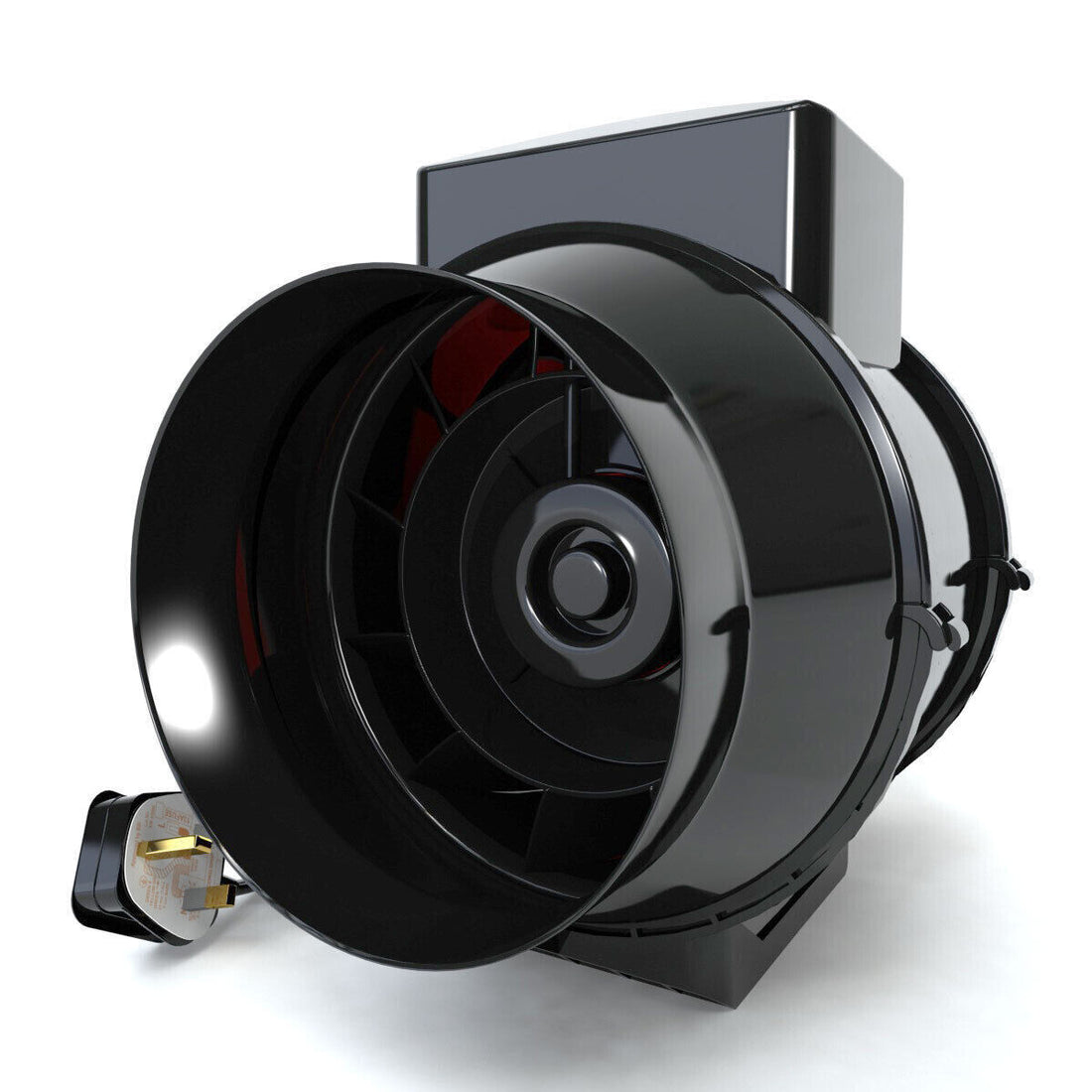 Inline Ducting Fume Extraction Fan – Silicone Hose UK