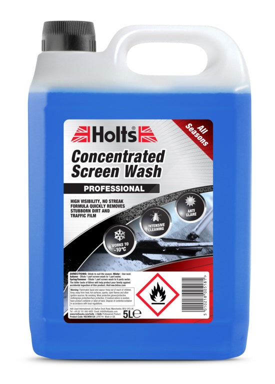 Holts Concentrated Screen Wash 5L - Silicone Hose UK